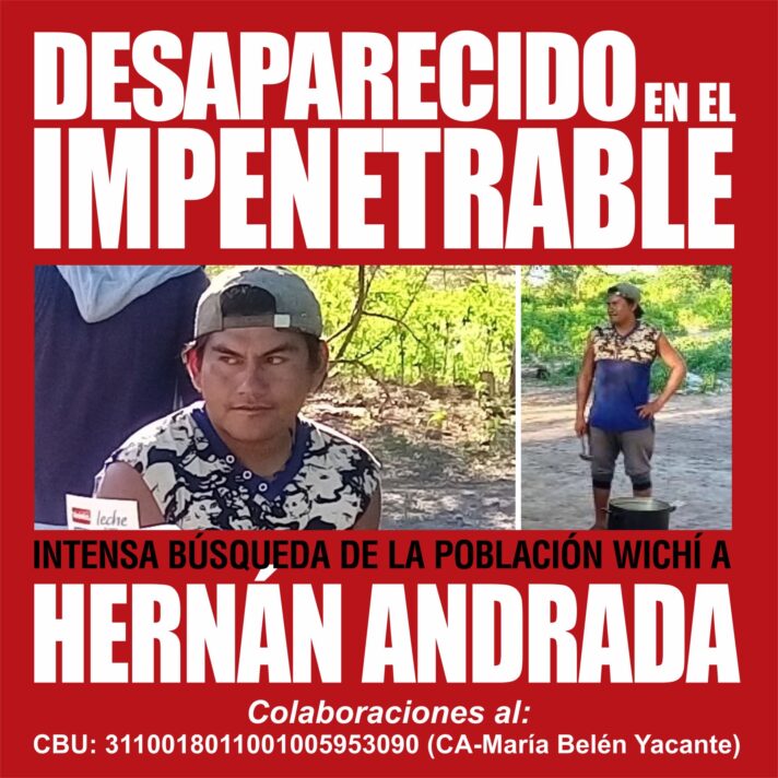 ¿DÓNDE ESTÁ HERNÁN ANDRADA? · Sitio oficial de la CCC Nacional
